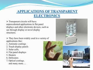 PPT (TRANSPARENT ELECTRONICS) | PPT