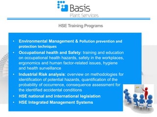 BPS_HSE Services_2016 | PDF