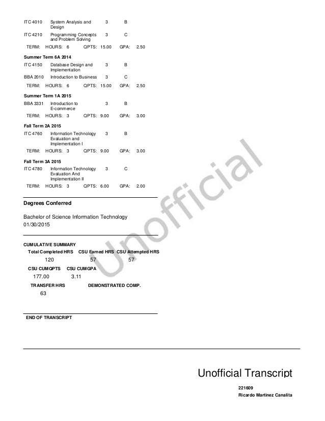 unofficial_transcripts