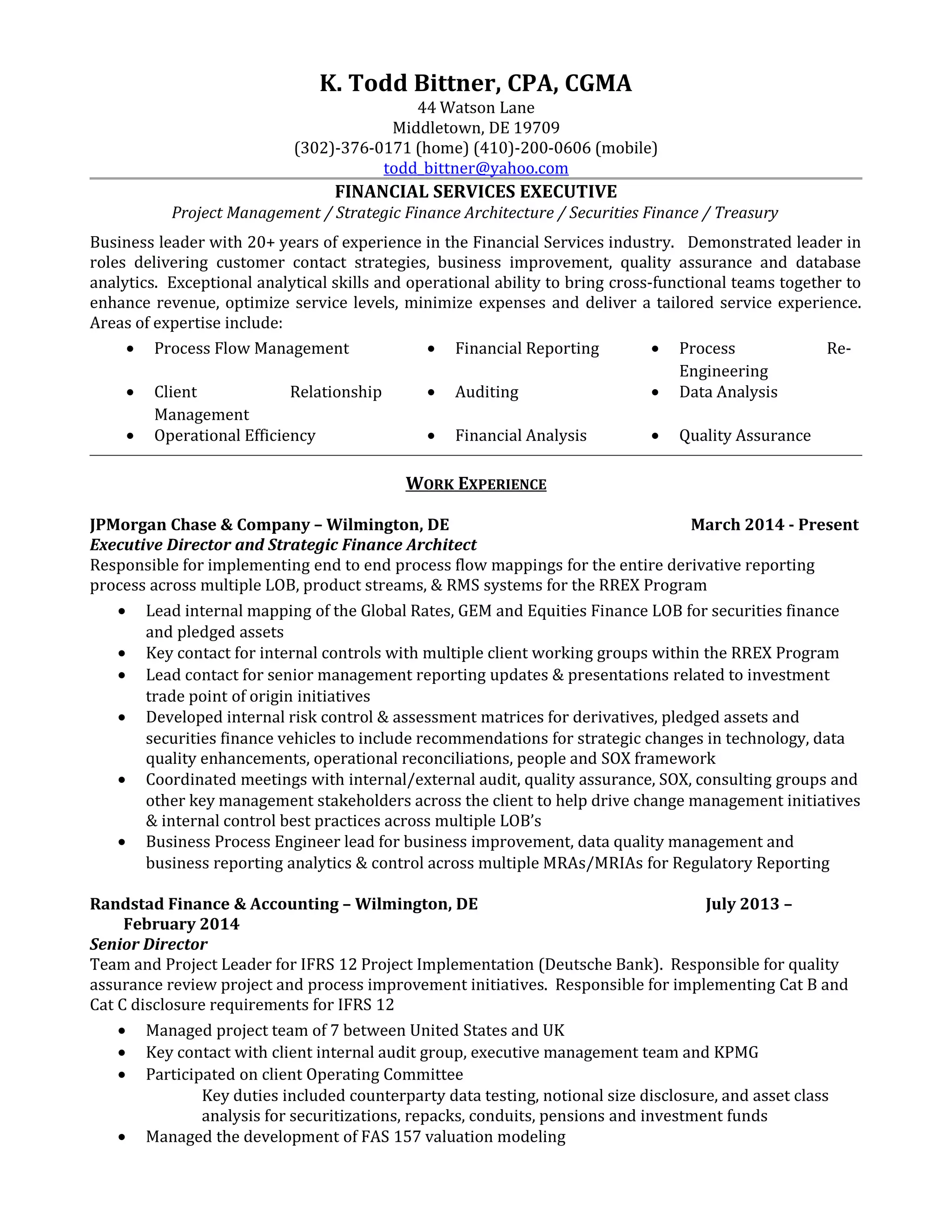 Todd Bittner Resume ver2 | DOC
