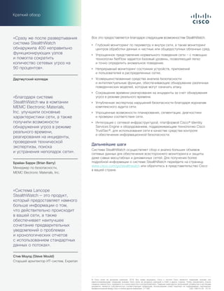 Решение Lancope StealthWatch | PDF