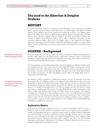 Tower Resources Research Report 19.11.2007