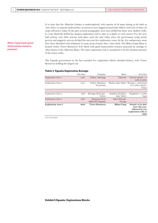 Tower Resources Research Report 19.11.2007