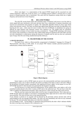 GSM Based Wireless Robot Vehicle with POF features using DTMF | PDF | Robotics | Technology ...