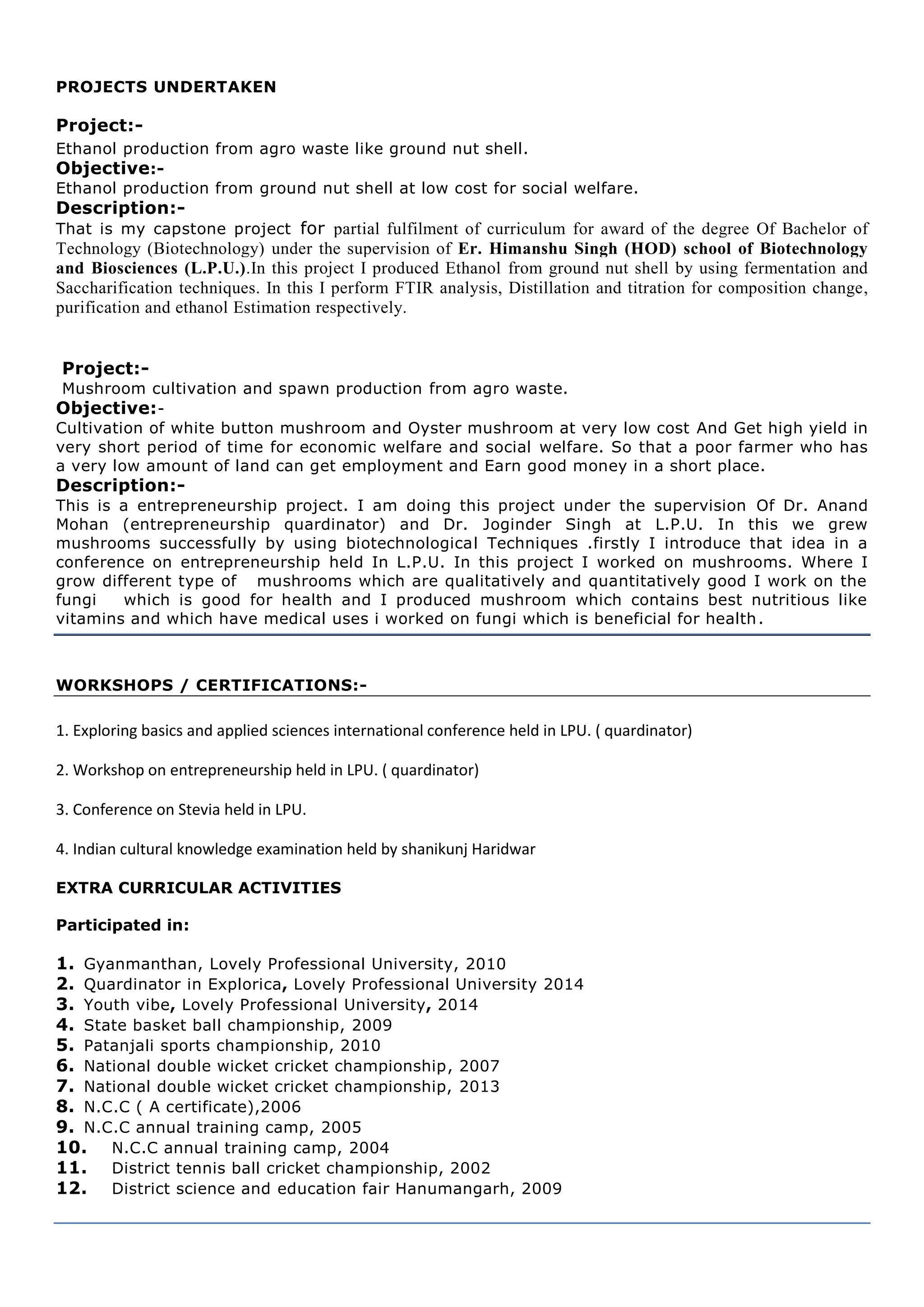 kamal kant CV resume | PDF