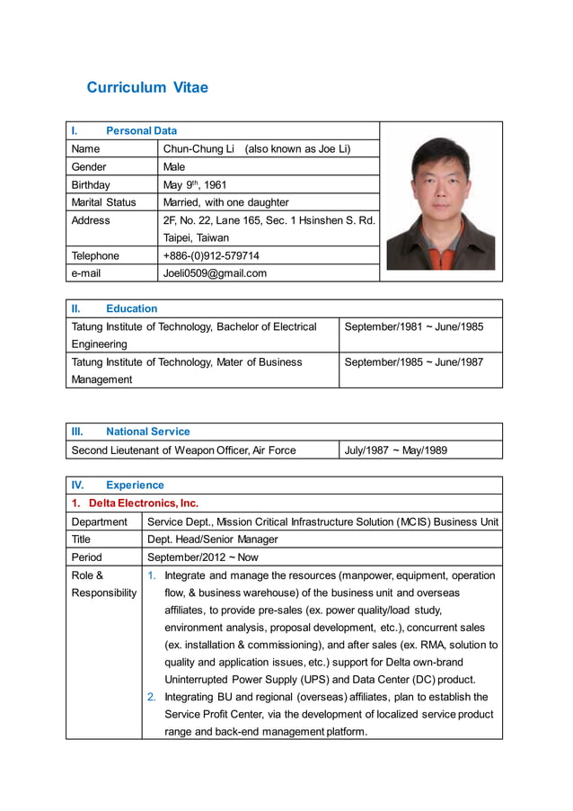 Joe Li CV_EN_04292015 | PDF
