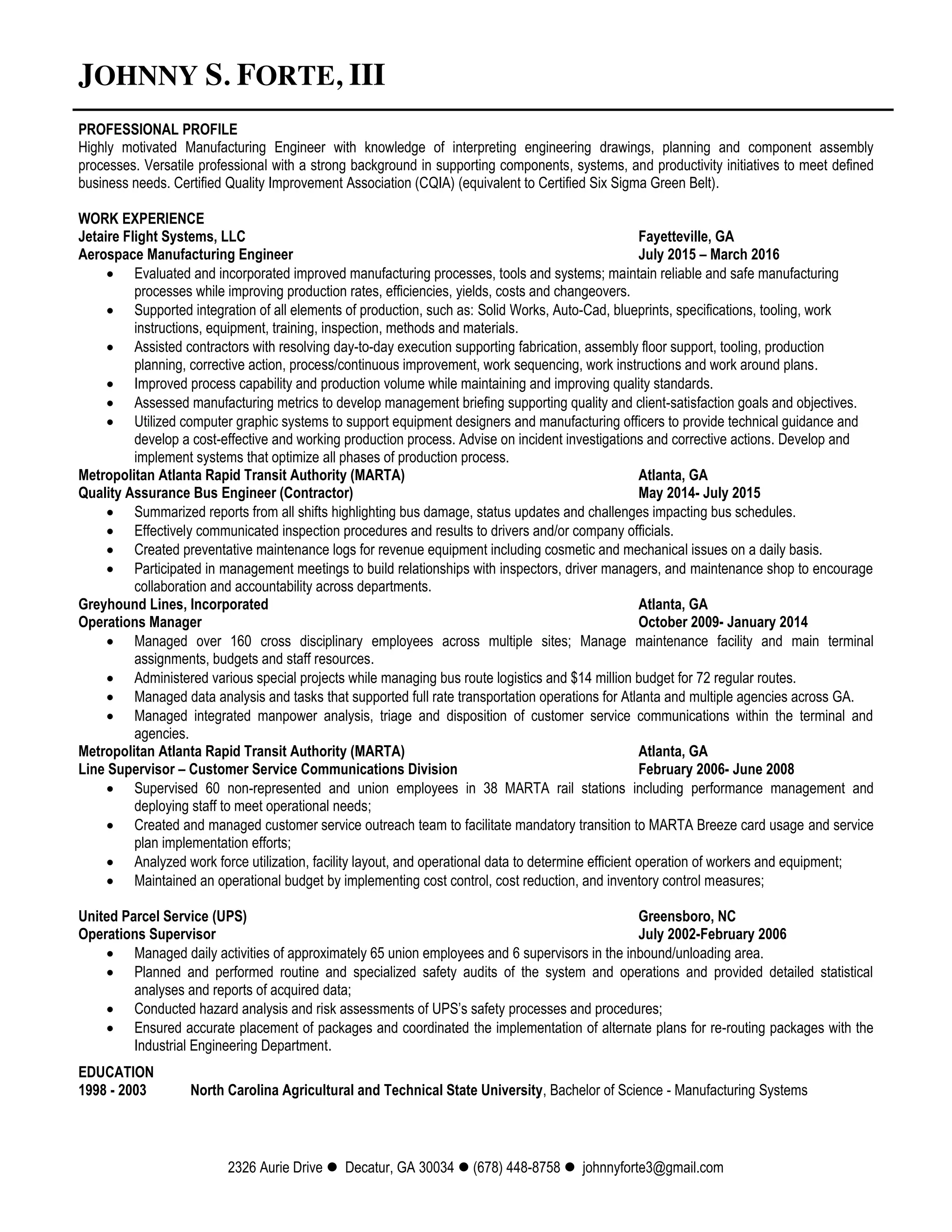 John Forte Resume-2 | PDF