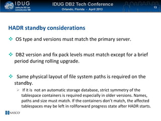 D02 Evolution of the HADR tool | PPTX