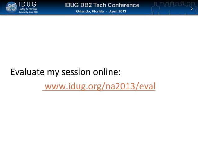 D02 Evolution of the HADR tool | PPTX | Databases | Computer Software and Applications