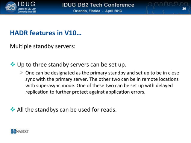 D02 Evolution of the HADR tool | PPTX | Databases | Computer Software and Applications