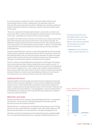 Case Study: Using SAP to Streamline Operations of a Manufacturer | PDF