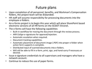 Implementation of an enterprise level EDMS solution | PDF