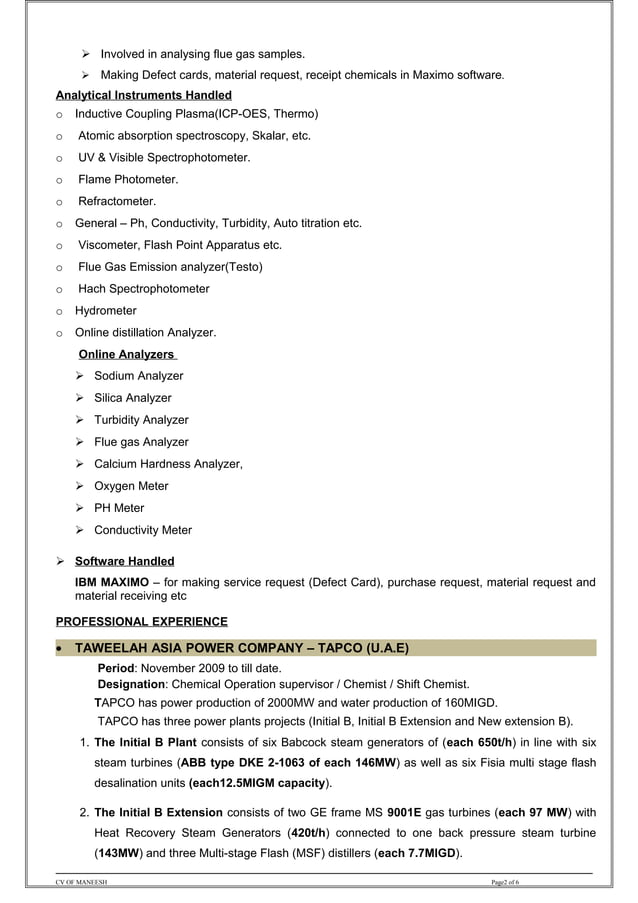 maneesh cv | PDF