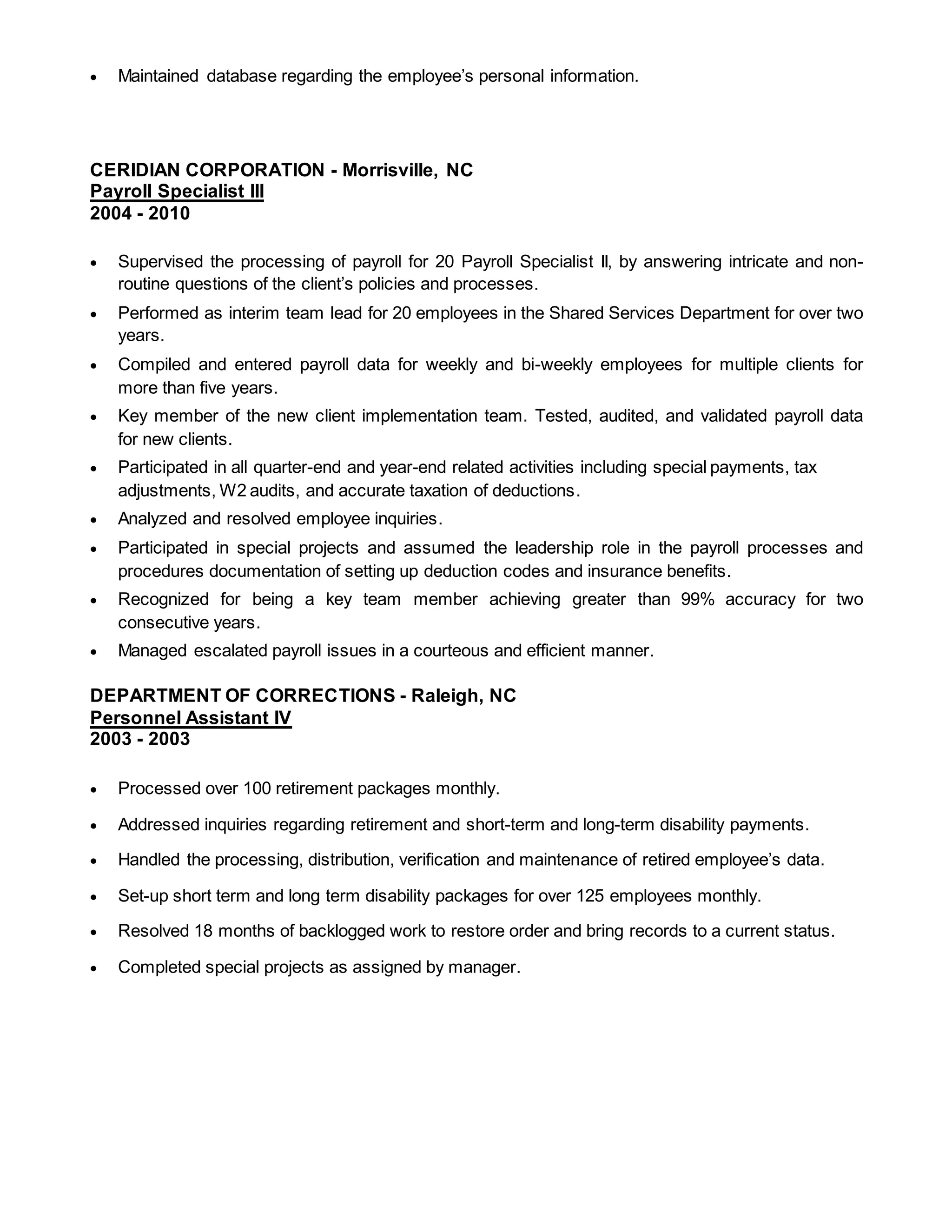 Brenda Sanders Resume | DOCX