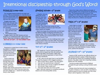 CURRENT AWANA 2013 | PDF