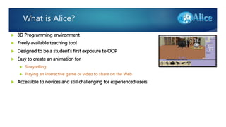 CCSC RM Alice Tutorial | PPT