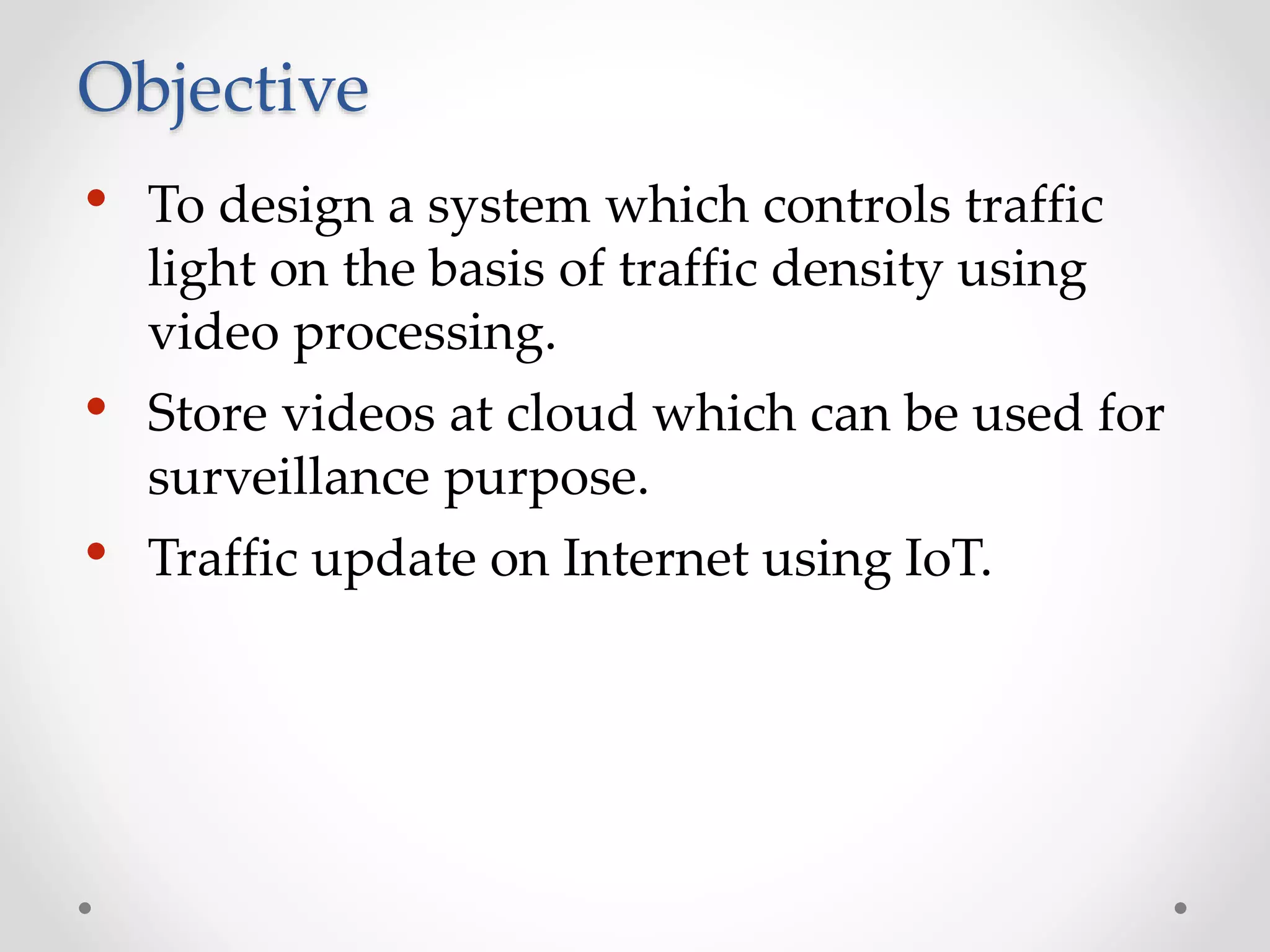SMART CITY TRAFFIC CONTROL SYSTEM final review | PPTX
