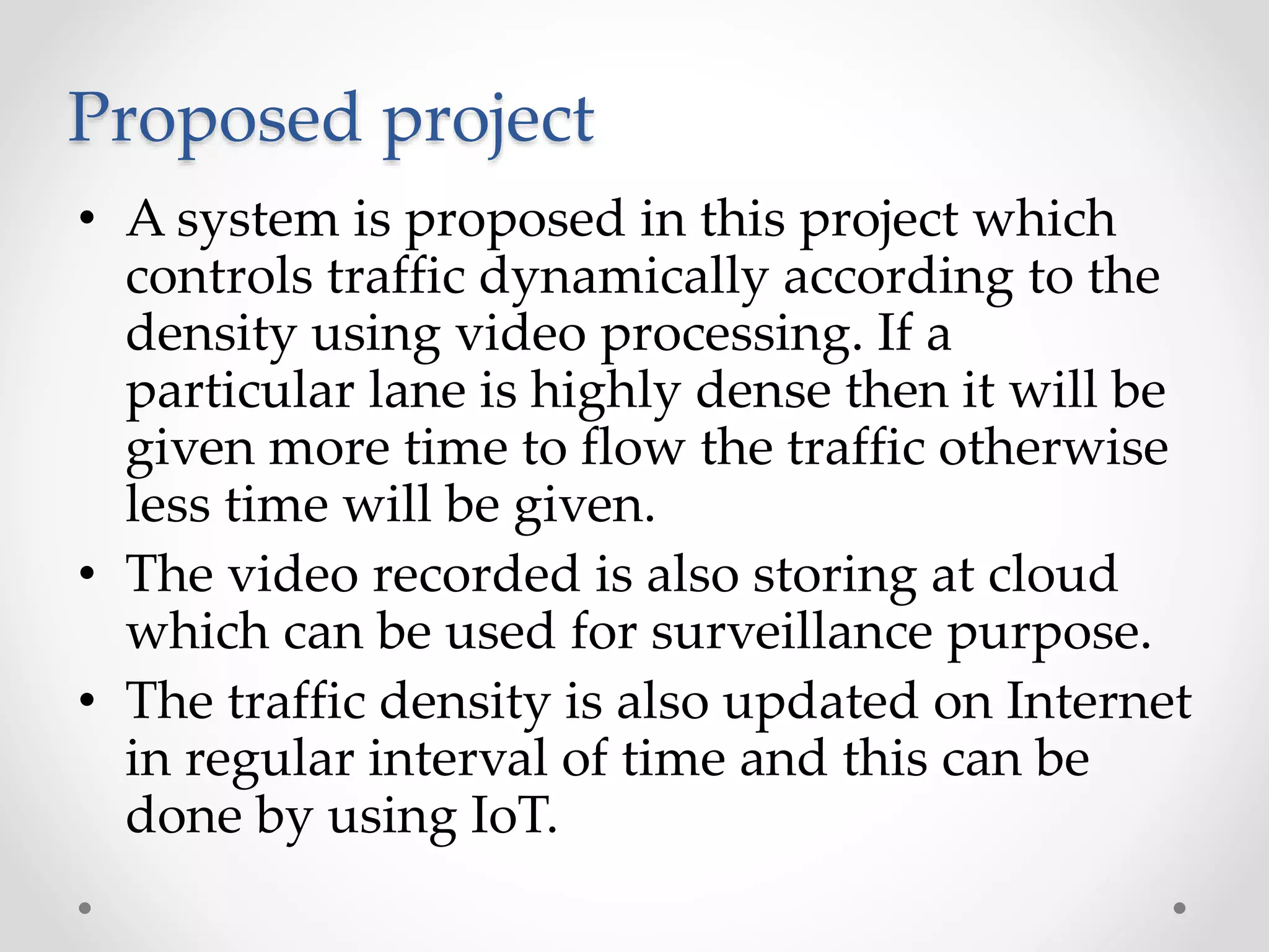 SMART CITY TRAFFIC CONTROL SYSTEM final review | PPTX