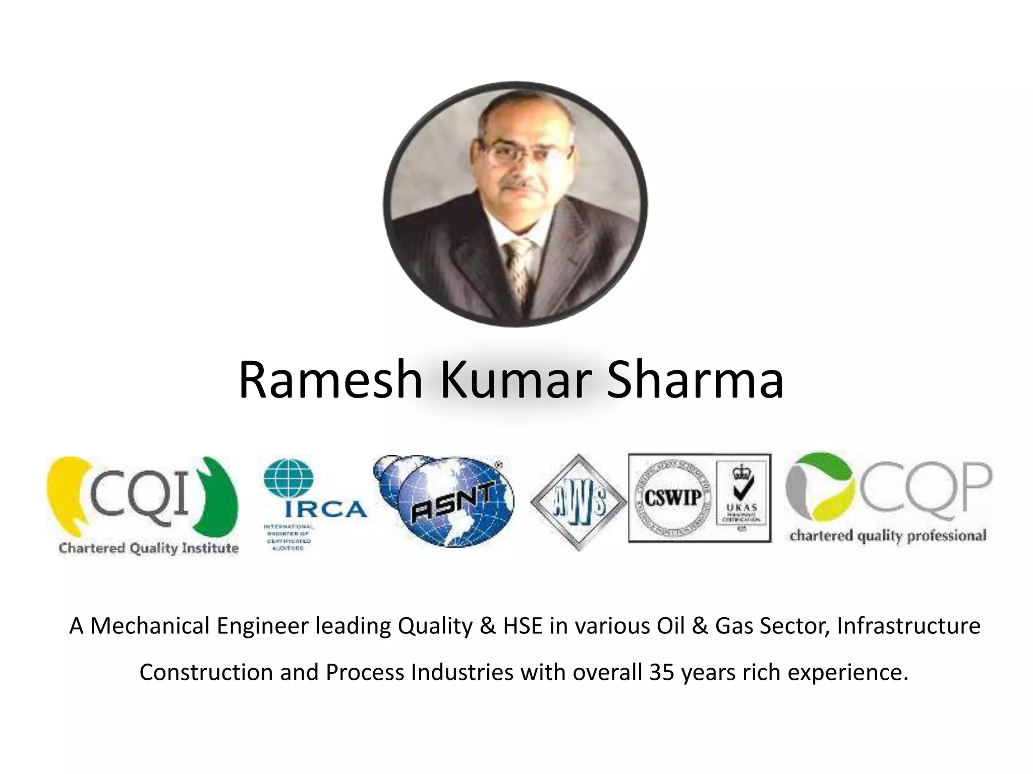 Ramesh Kumar Sharma | PPT