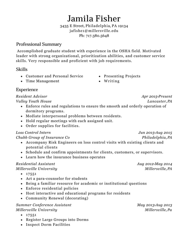 Jamila%20Resume%201 | PDF