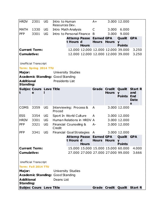 TTU Transcript (In Progress)