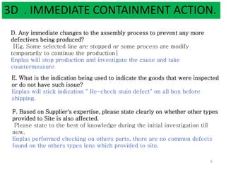 1D - 8D Report A | PDF