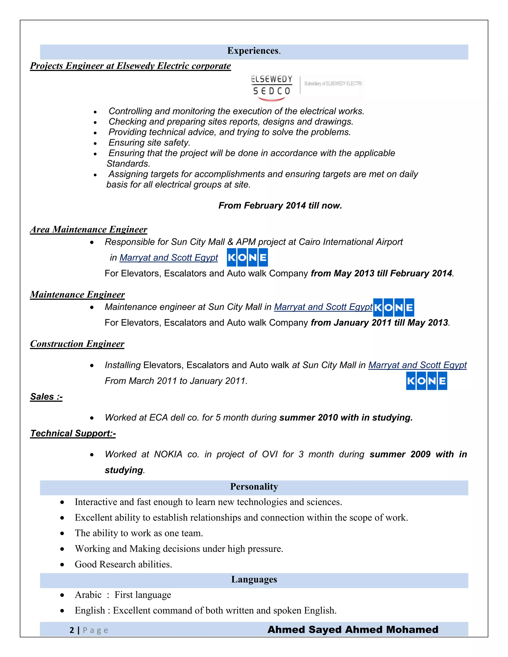 Ahmed Cv | PDF