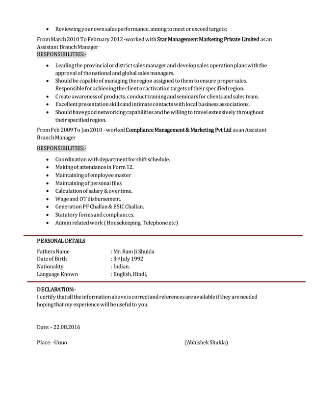 Abhishek Shukla Presentation | PDF