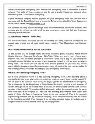 LIFE SAVERS ER - Marketing Strategy Plan | PDF
