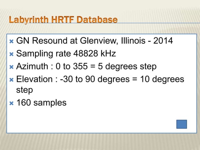 3D Spatial Response | PPT