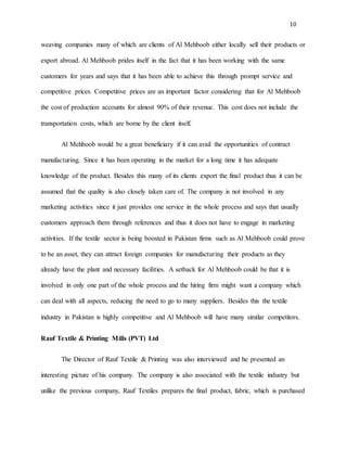 Role of Contract manufacturing in Pakistan | PDF