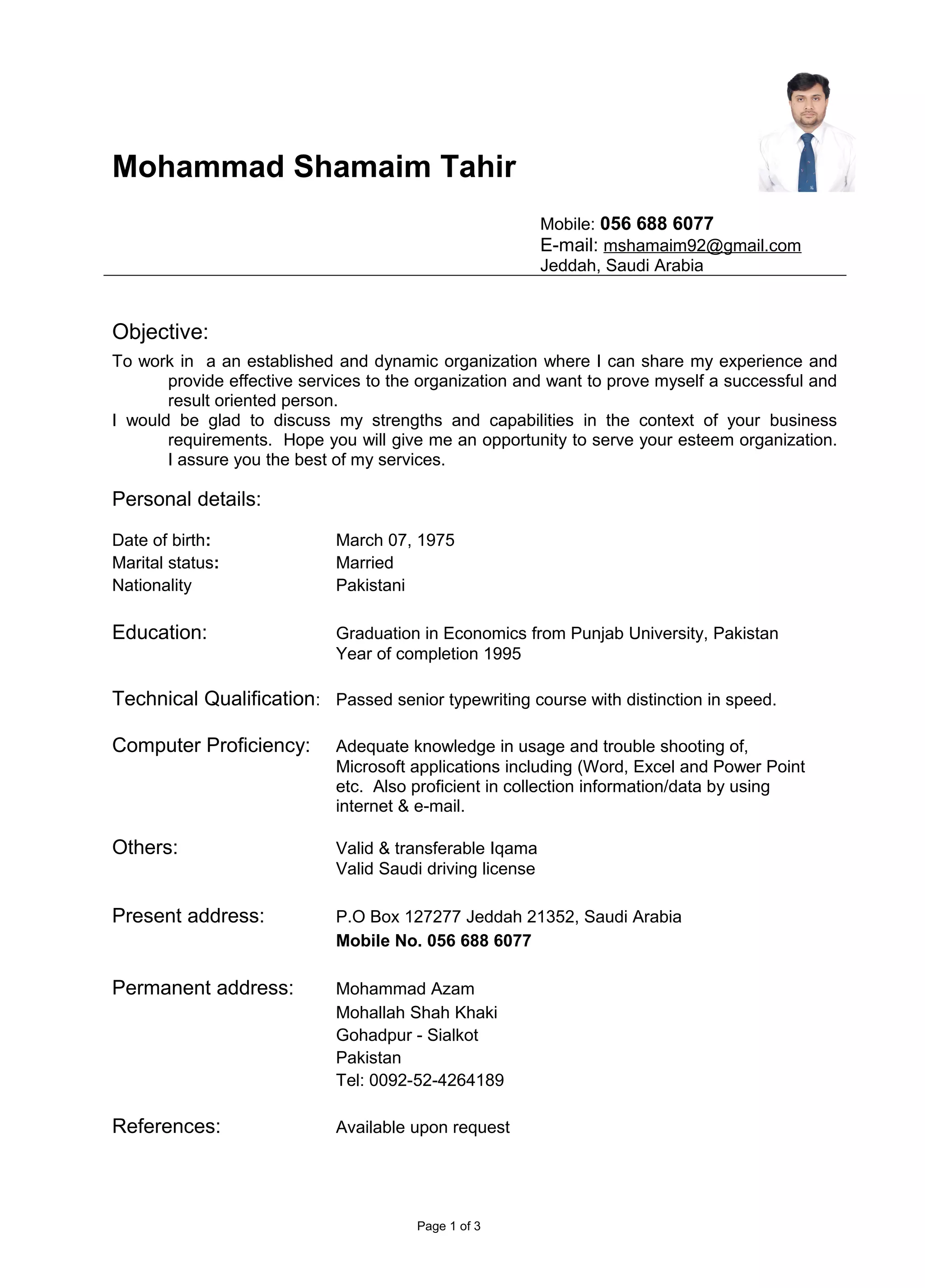 CURRICULUM VITAE --F | DOC