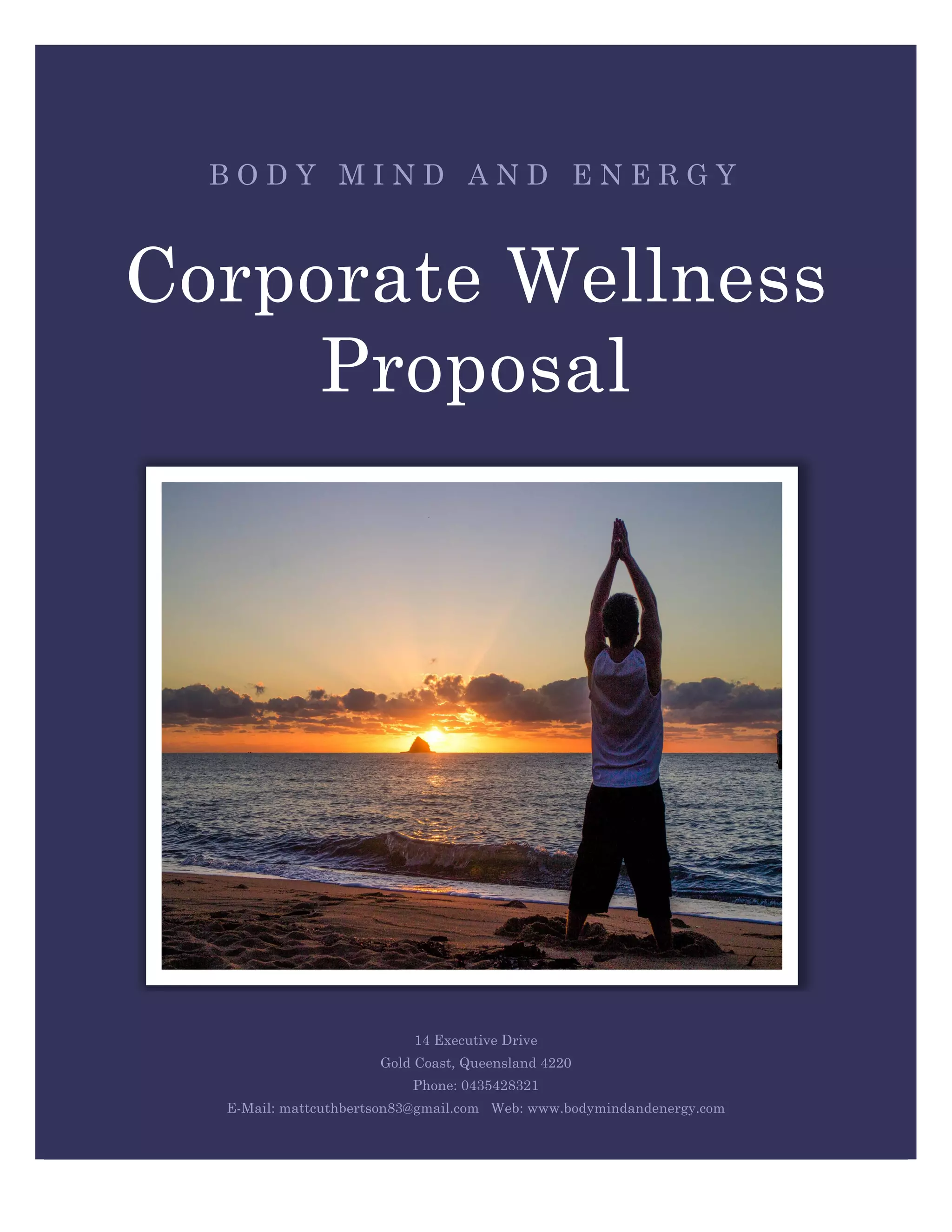 Corporate Wellness Proposal | PDF