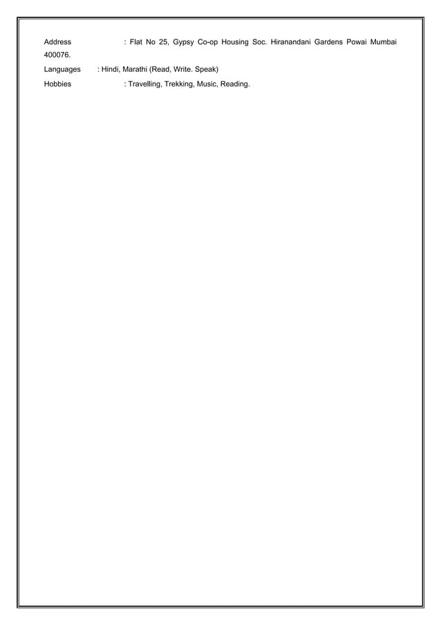 Devyani Dhumal | DOC