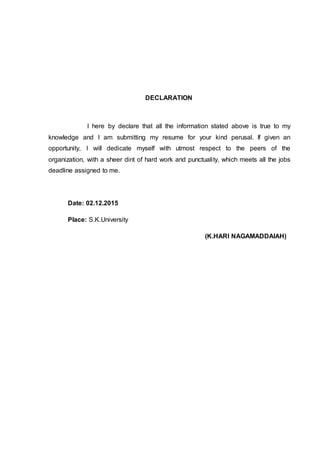 HARI Curriculum Vitae 01-12-.15