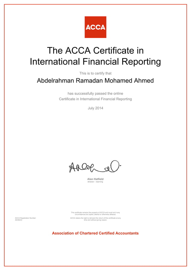 Certificate-ad36433-ACCA022a | PDF