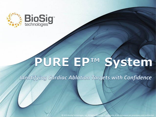 BioSig Technologies Corporate Presentation - May 2015 | PPT
