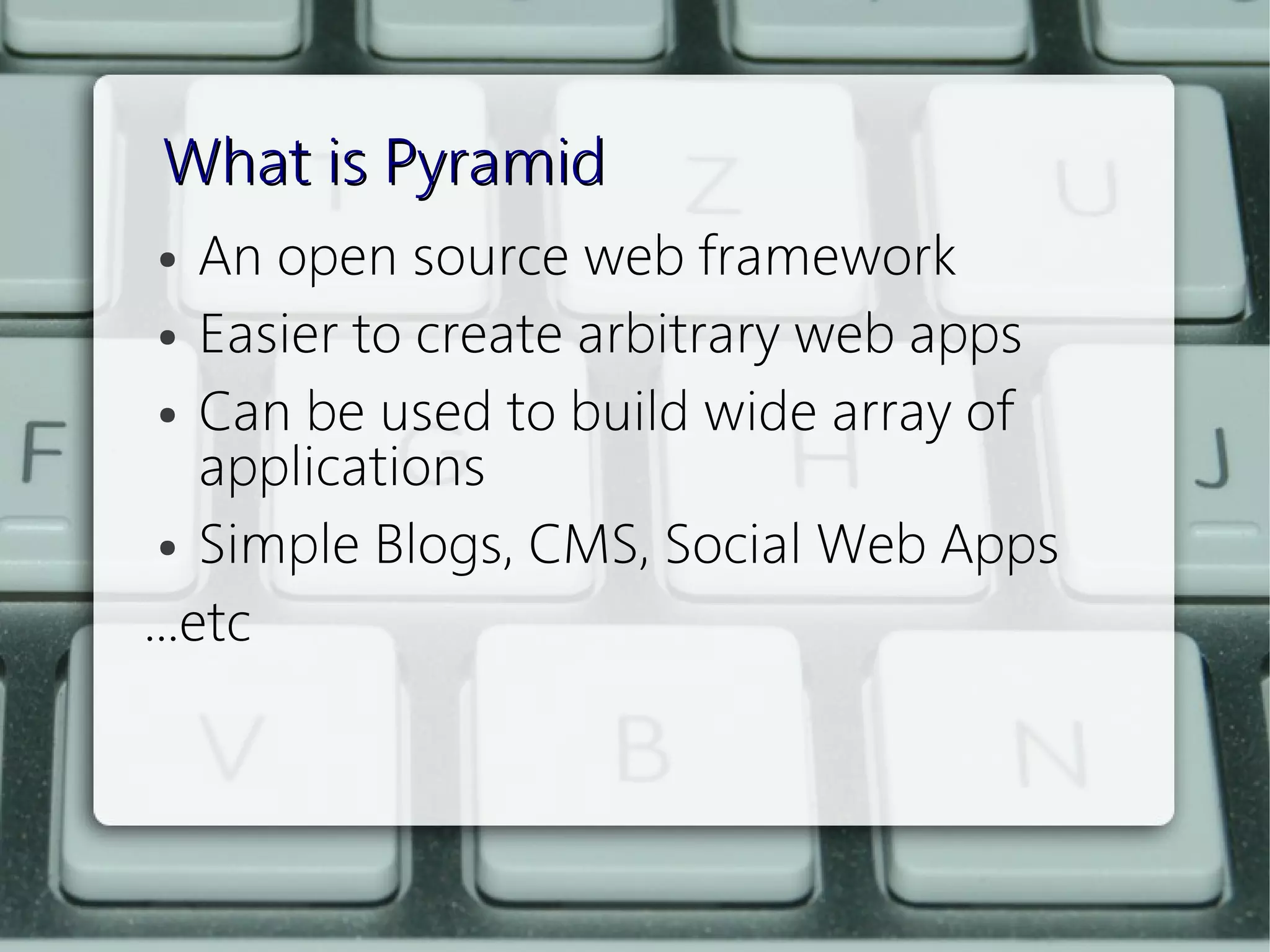 C4ainaction-Introduction to the Pyramid Web Framework | PDF | Web ...