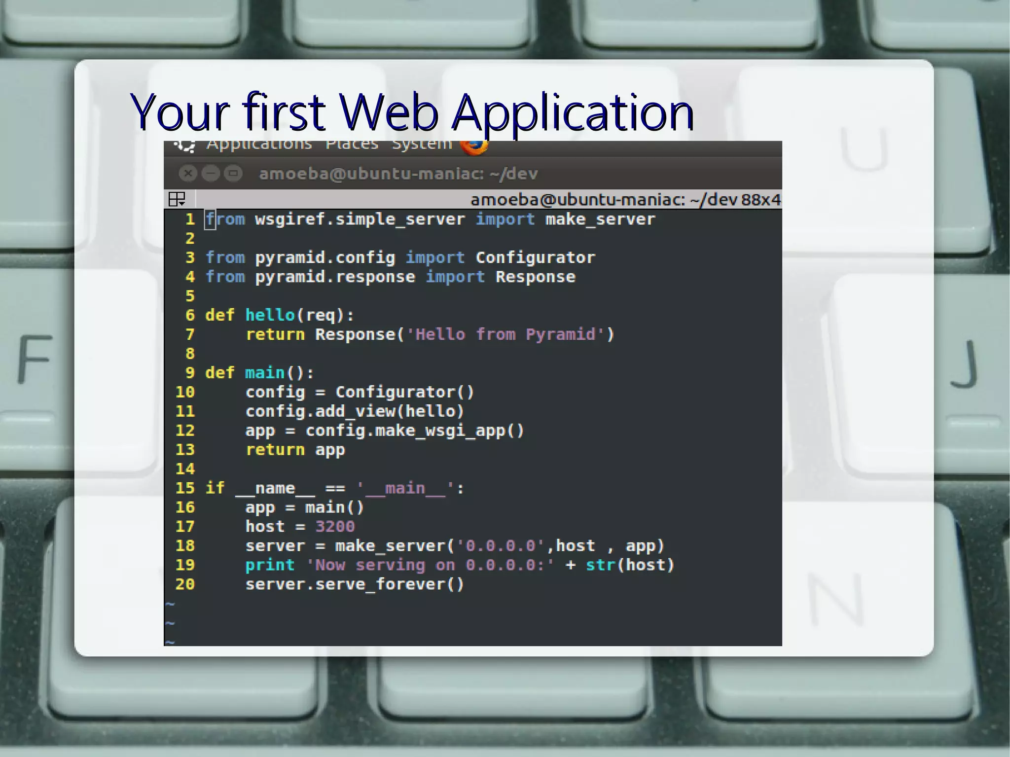 C4ainaction-Introduction to the Pyramid Web Framework | PDF | Web Development | Internet