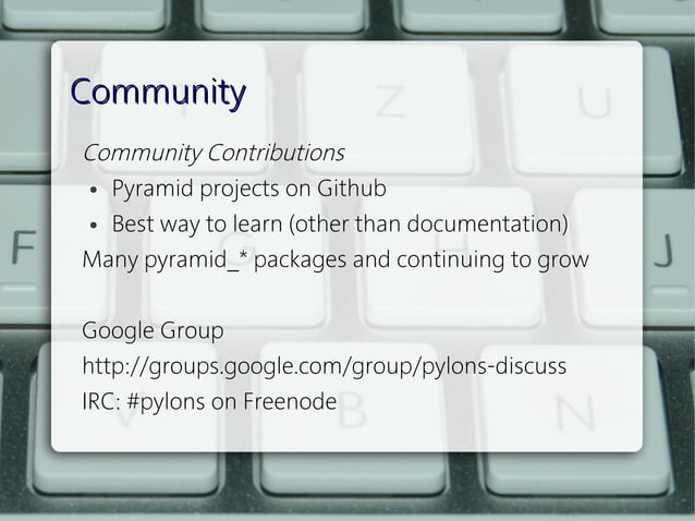 C4ainaction-Introduction to the Pyramid Web Framework | PDF | Web ...