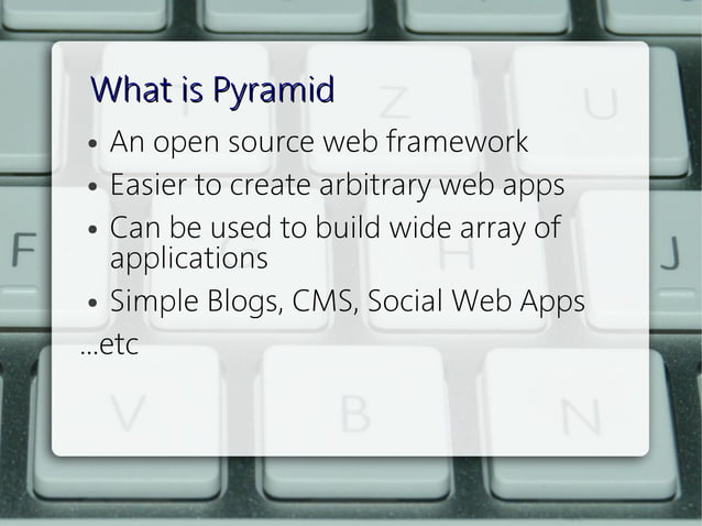 C4ainaction-Introduction to the Pyramid Web Framework | PDF | Web ...