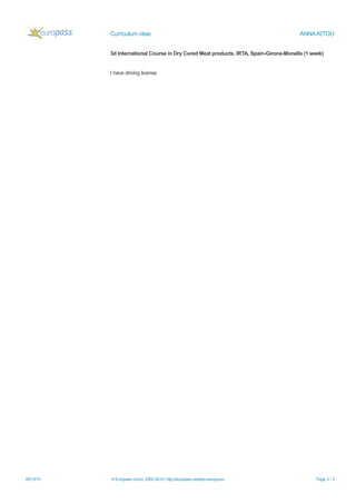 ΚΙΤΟU ANNA CV-EN | PDF