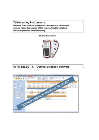 TA HYDRONICS complete range | PDF