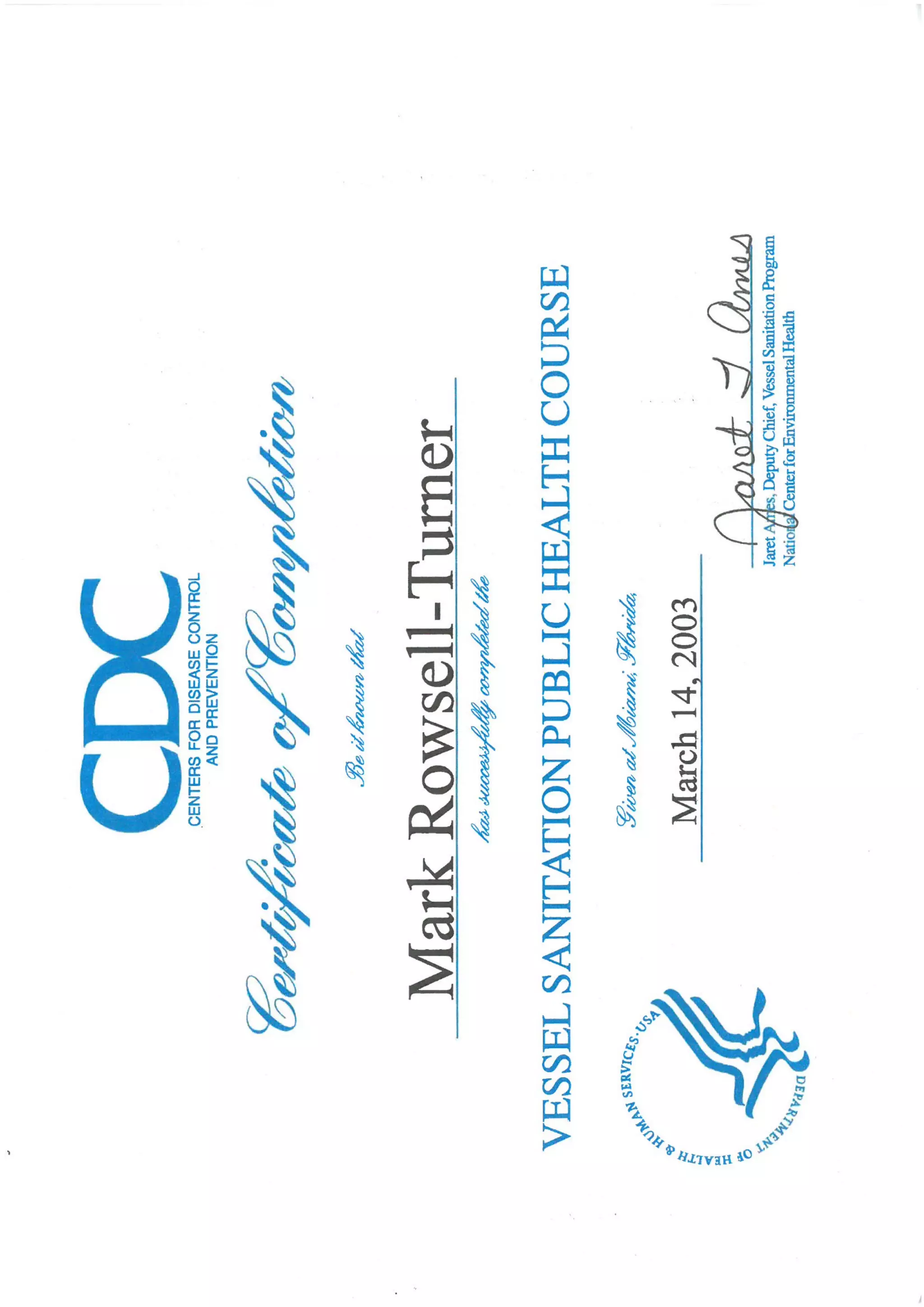 HACCP certificate CDC | PDF