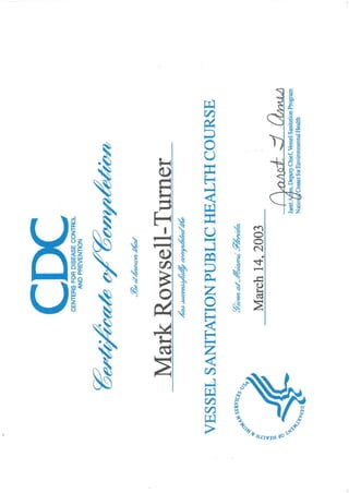 HACCP certificate CDC | PDF