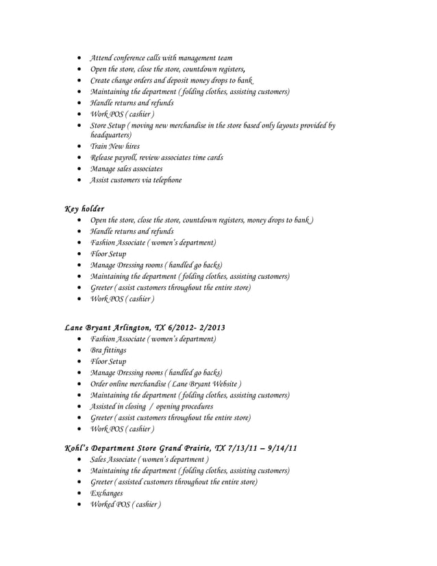 Kassandra resume | DOC