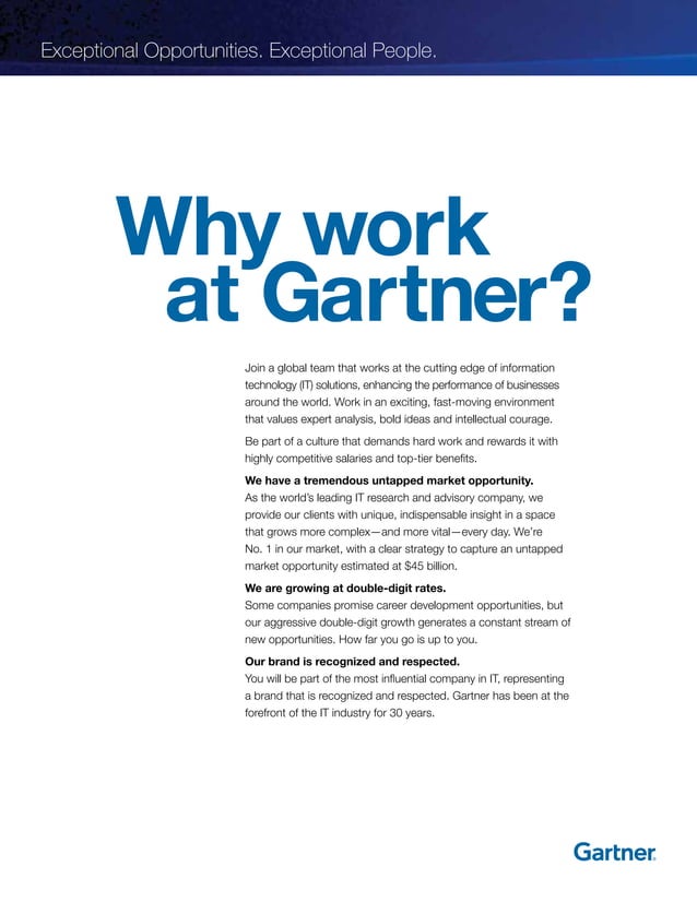 Why Gartner | PDF Why Gartner | PDF