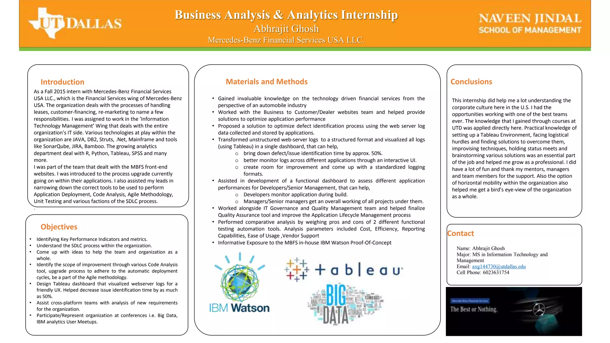 Internship_Poster_AbhrajitG | PPTX | Computer Software and Applications ...