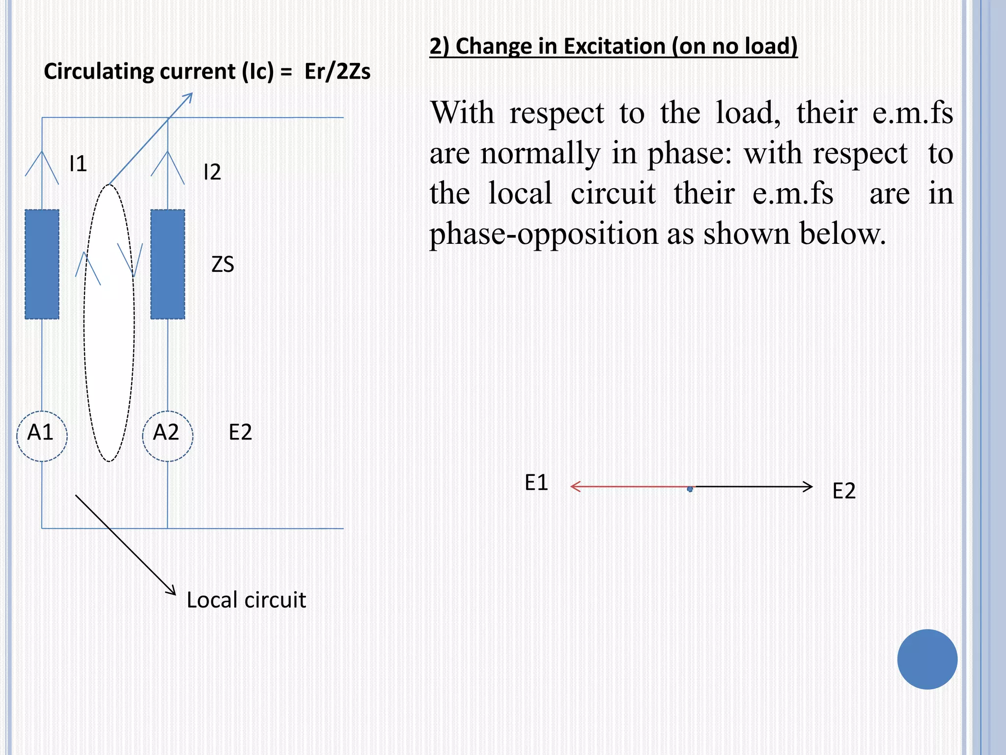 Parallel operation of alternators 1 | PPTX