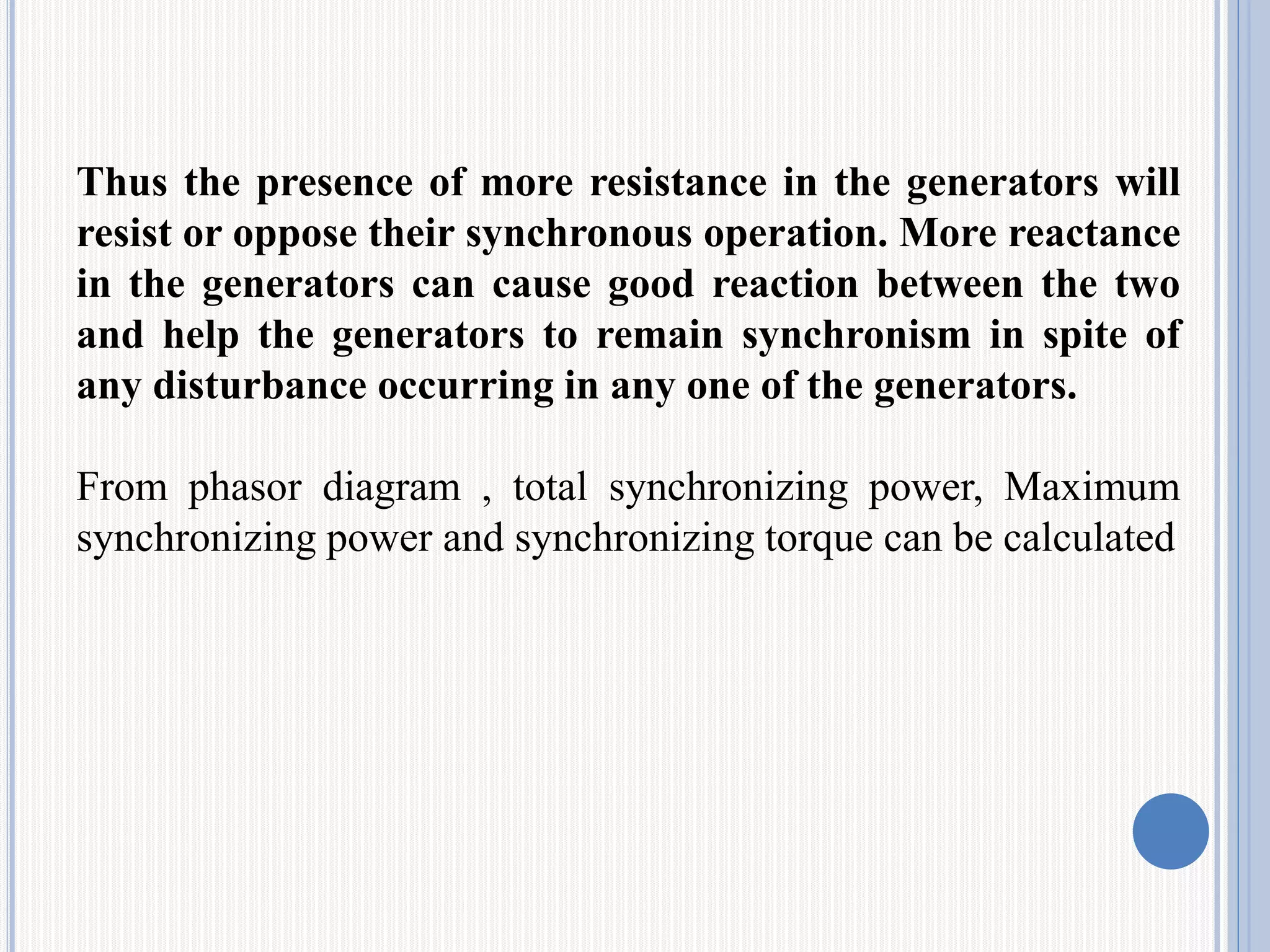 Parallel operation of alternators 1 | PPTX